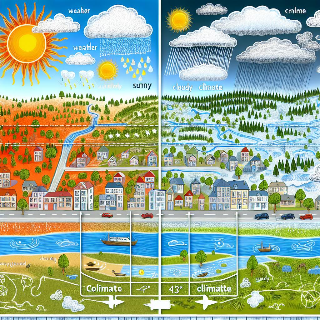 The Difference Between Weather and Climate The Difference Between Weather and Climate